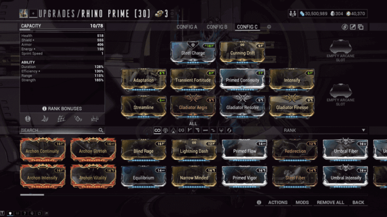 Warframe: Rhino Builds (2026) - ProGameTalk