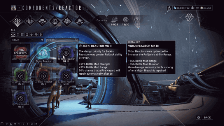 Warframe: Railjack Components (How to Get, Farming, Types, Building ...