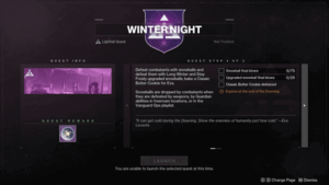 Destiny 2 Winter Night Quest (The Dawning 2025) - ProGameTalk