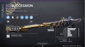 How To Get Succession in Destiny 2 - ProGameTalk