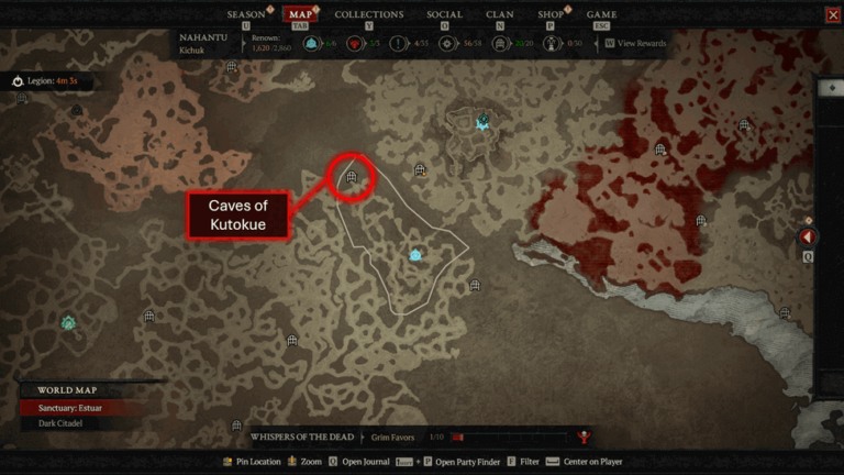 Diablo 4 All Nahantu Dungeon Locations - ProGameTalk