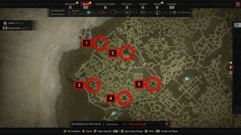 Diablo 4 Tenets of Akarat Locations - ProGameTalk