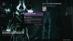 Destiny 2 Tablet of Ruin Artifact (How to Get, Level Up & Power Bonus ...