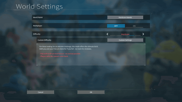 Palworld Hardcore Mode Guide (Settings & Tips) - ProGameTalk