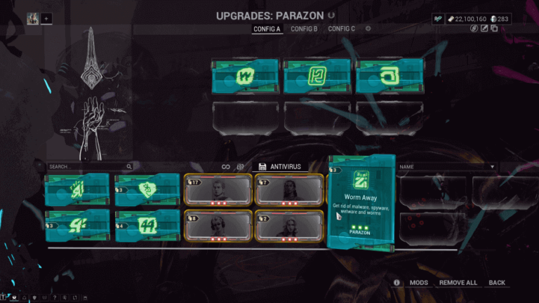 How To Get & Use Antivirus Mods in Warframe - ProGameTalk