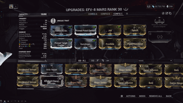 Warframe: EFV-8 Mars Builds - ProGameTalk
