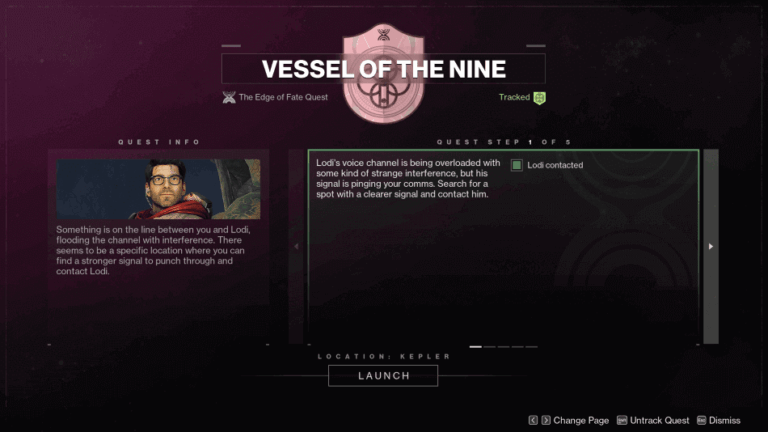 Destiny 2 Vessel of The Nine Quest Steps (The Edge of Fate) - ProGameTalk