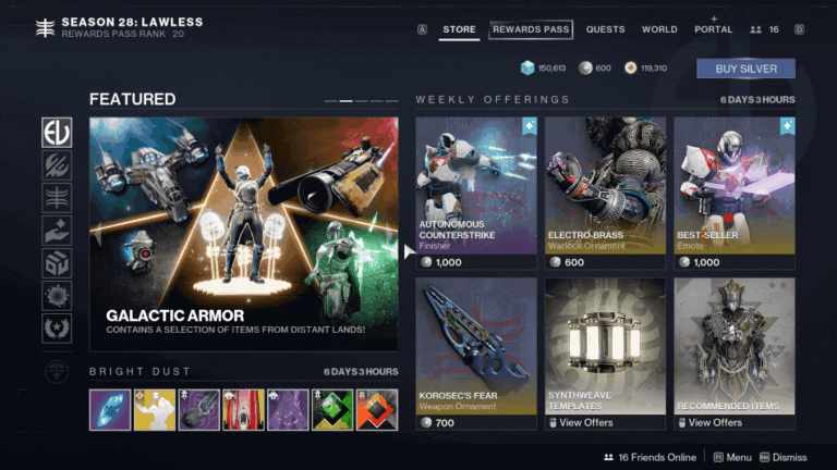 Destiny 2: All Renegades Eververse Cosmetics - ProGameTalk