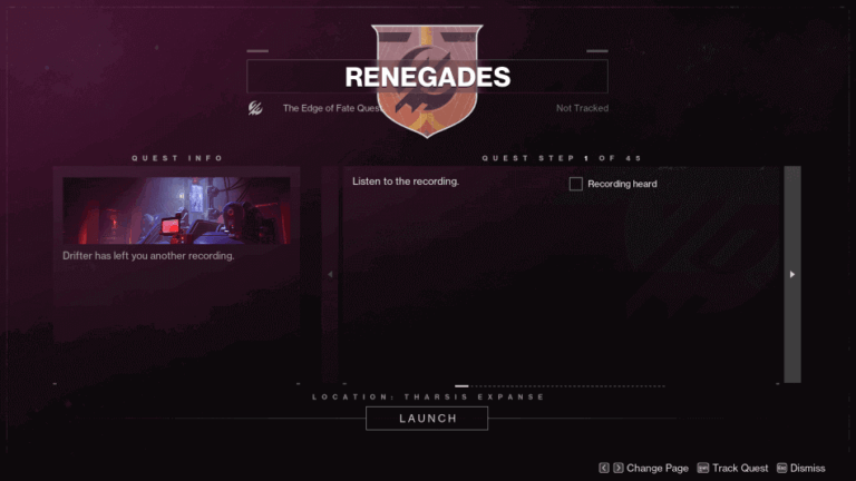 Destiny 2: Renegades Quest Steps - ProGameTalk