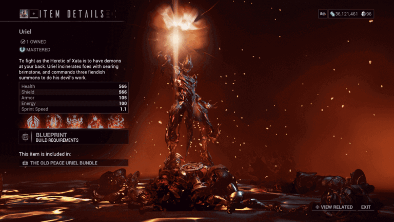 Warframe: Uriel (How to Get, Crafting Requirements & Abilities ...
