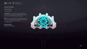 Warframe: Arcane Hot Shot (How To Get, Effects & Ranks) - ProGameTalk