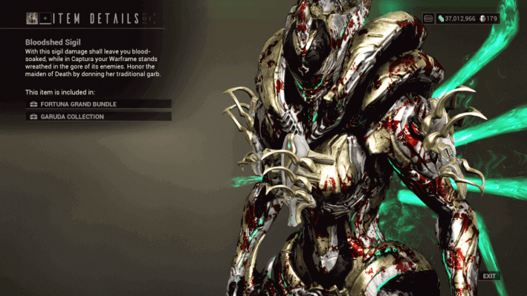 How To Get Bloodshed Sigil & Its Effect in Warframe - ProGameTalk
