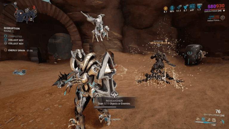 Warframe: All Disruption Missions Rotation & Drop Table - ProGameTalk