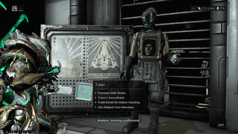 Warframe: Ticker (Location & Ticker Services) - ProGameTalk